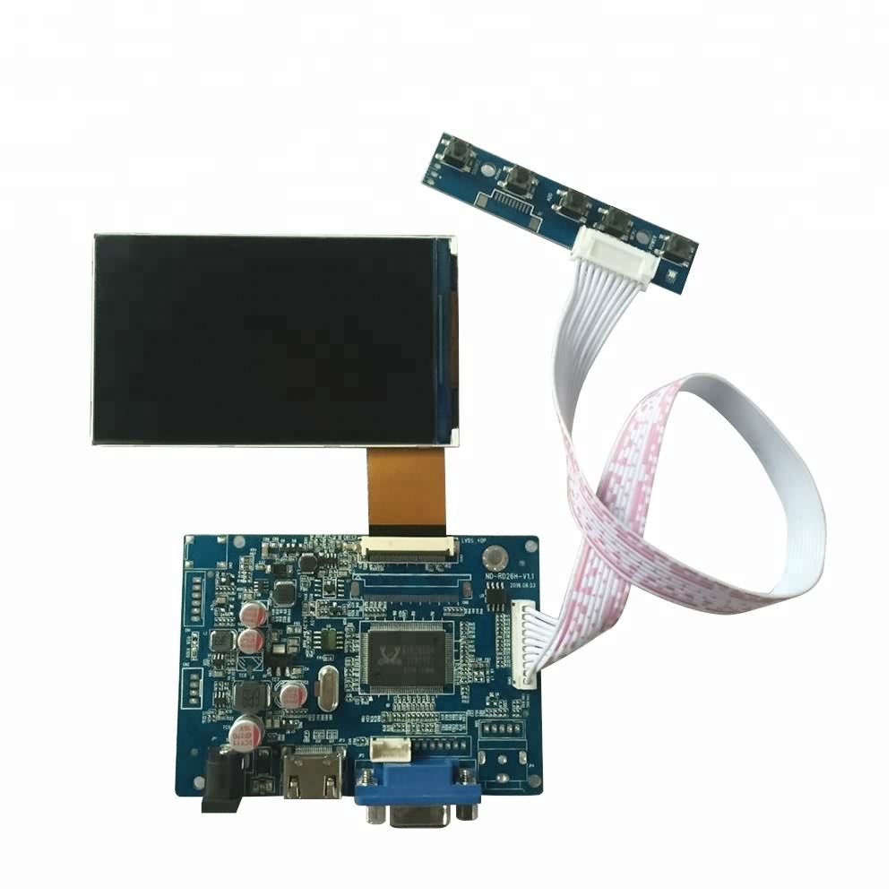 China 4 inch spi display IPS angle lcd screen with hdmi board ...